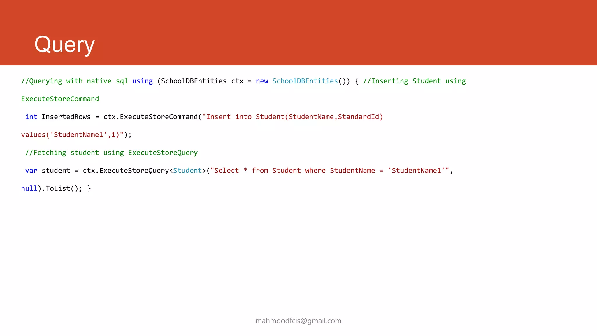 Microsoft Entity Framework | PPT