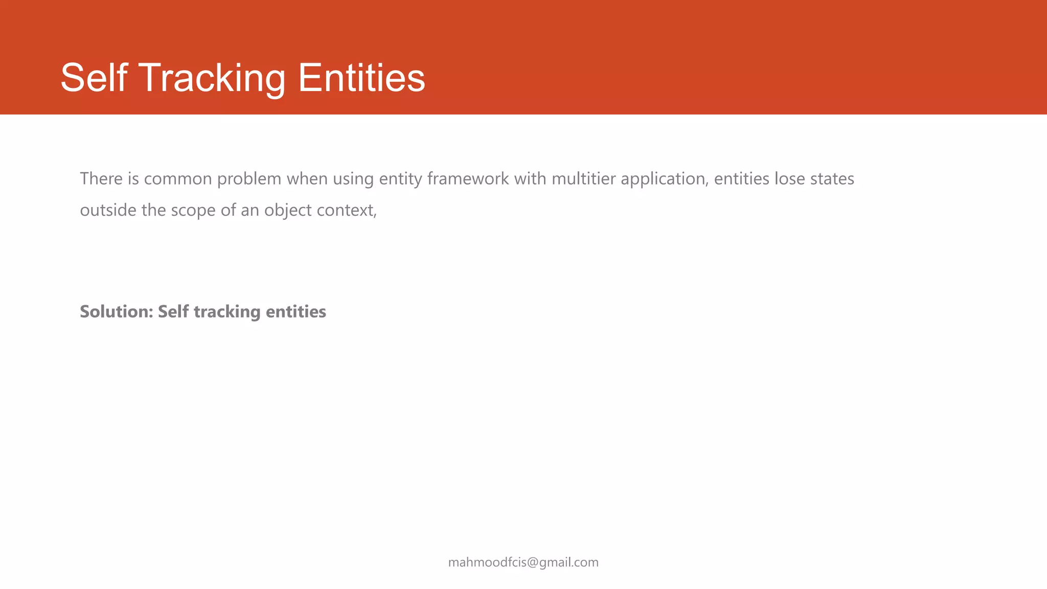 Microsoft Entity Framework | PPT