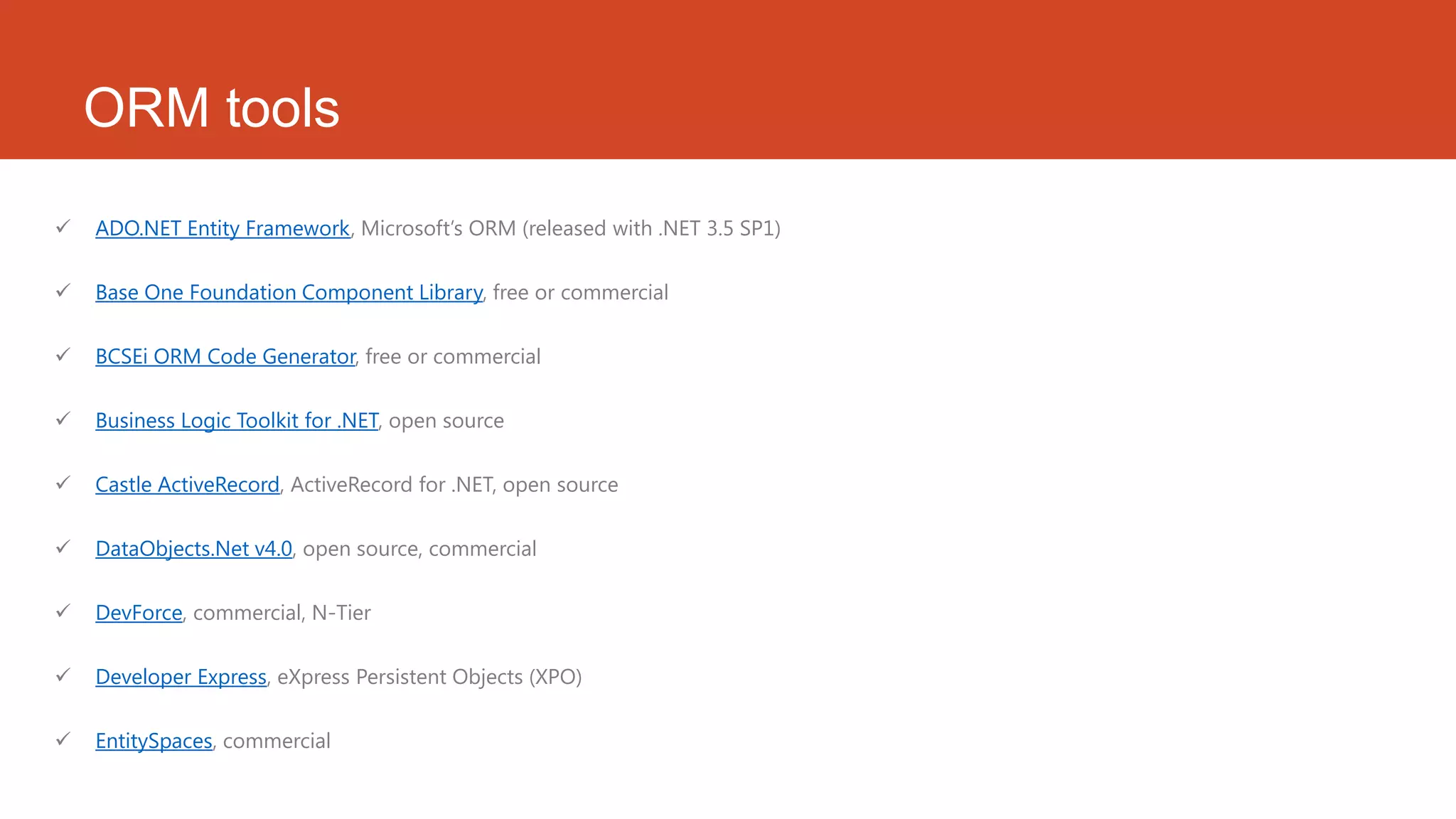 Microsoft Entity Framework | PPT