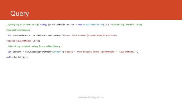 Microsoft Entity Framework | PPT