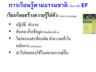 Ef กับการเรียนรู้ใน ศ. ๒๑ rlg 601127 | PPTX