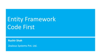 Ef code first | PPTX