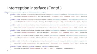 Connection Resiliency and Command Interception in Entity Framework | PPTX