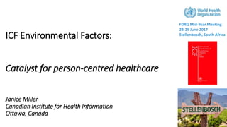 ICF Environmental Factors: catalyst for person-centred healthcare | PPT