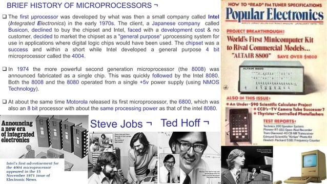 Presentation on History of Microcontroller(Updated - 2) | PDF