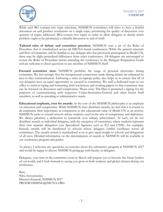 NHSMUN 2017 - UNESCAP Background Guide | PDF