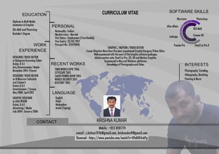 Krishna CV portfolio
