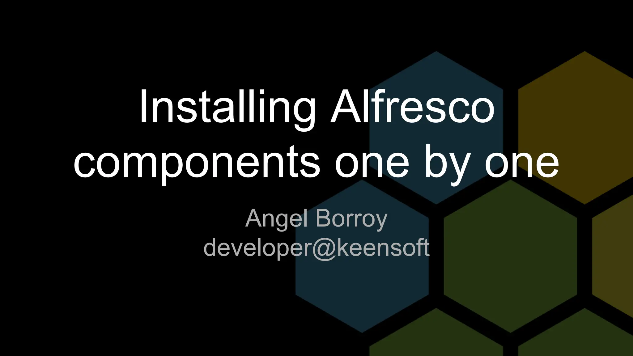EF09-Installing-Alfresco-components-1-by-1.pdf | Operating Systems | Computer Software and ...