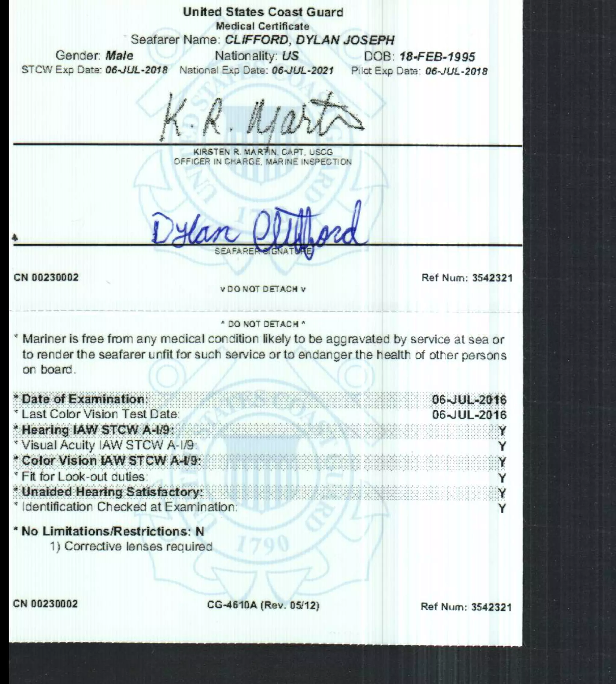 Medical Certificate | PDF