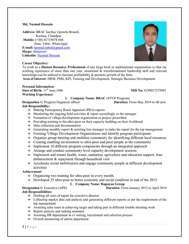 Md Nazmul Hossain Pdf