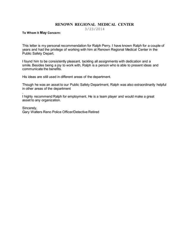 RENOWN REGIONAL MEDICAL CENTER Rec. | DOCX