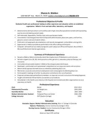 Medical Resume | PDF