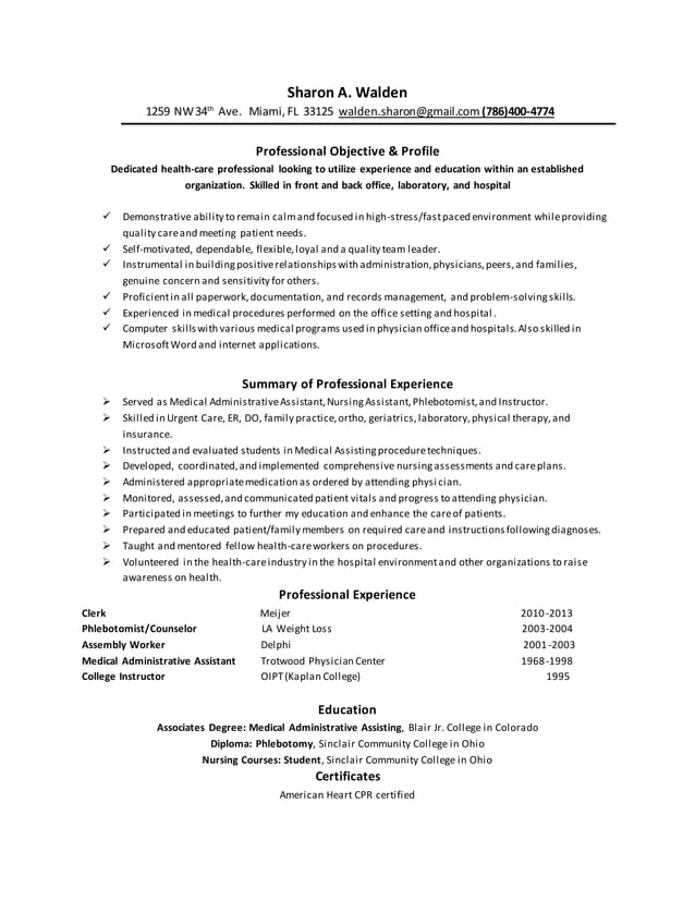 Medical Resume | PDF