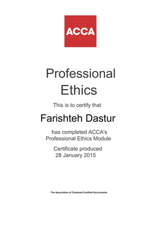ethics | PDF | Professional School | Postgraduate Education