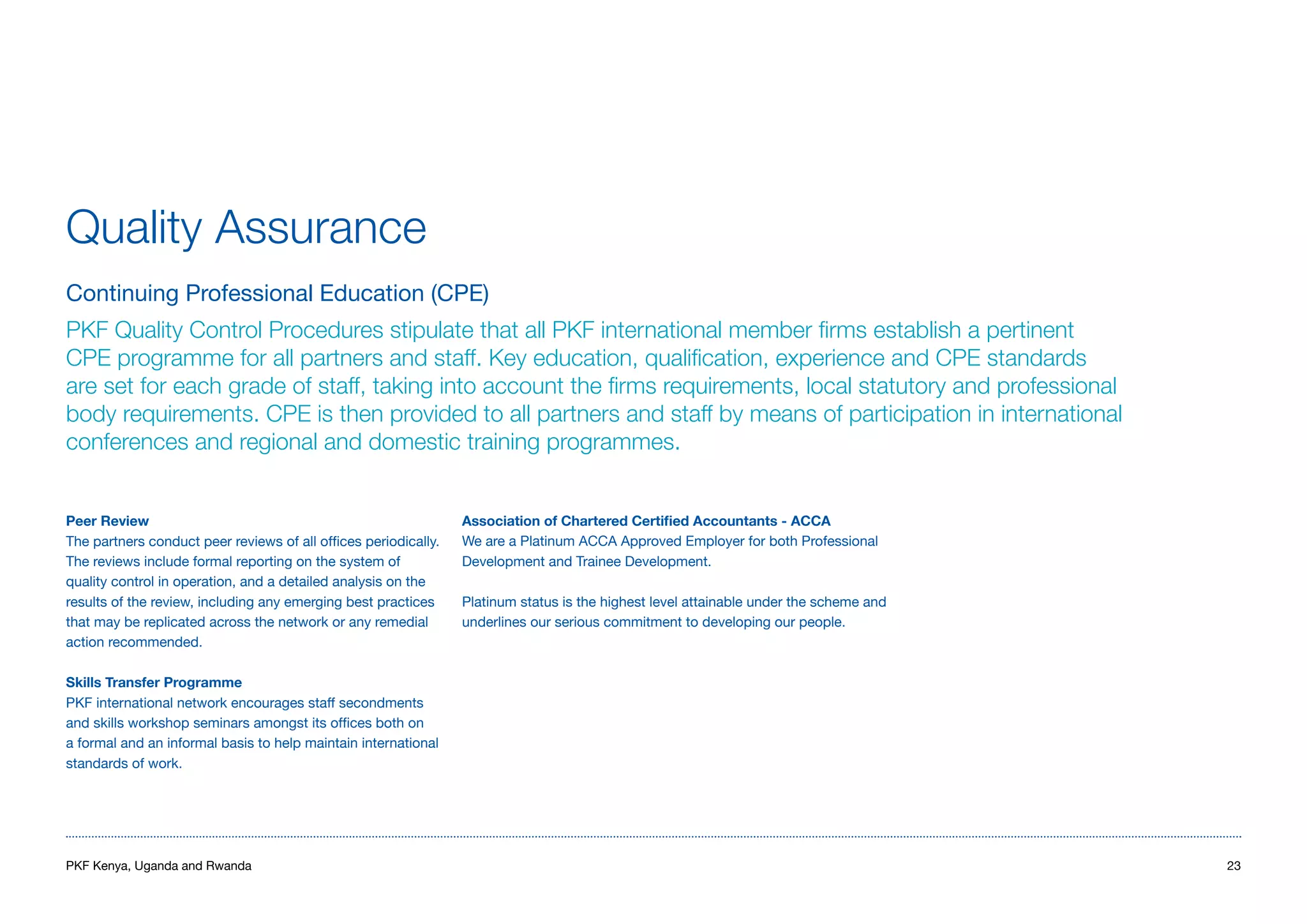 PKF Corporate Profile | PDF