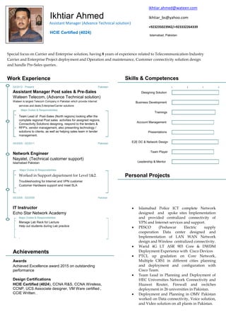 Ikhtiar Final Resume | PDF