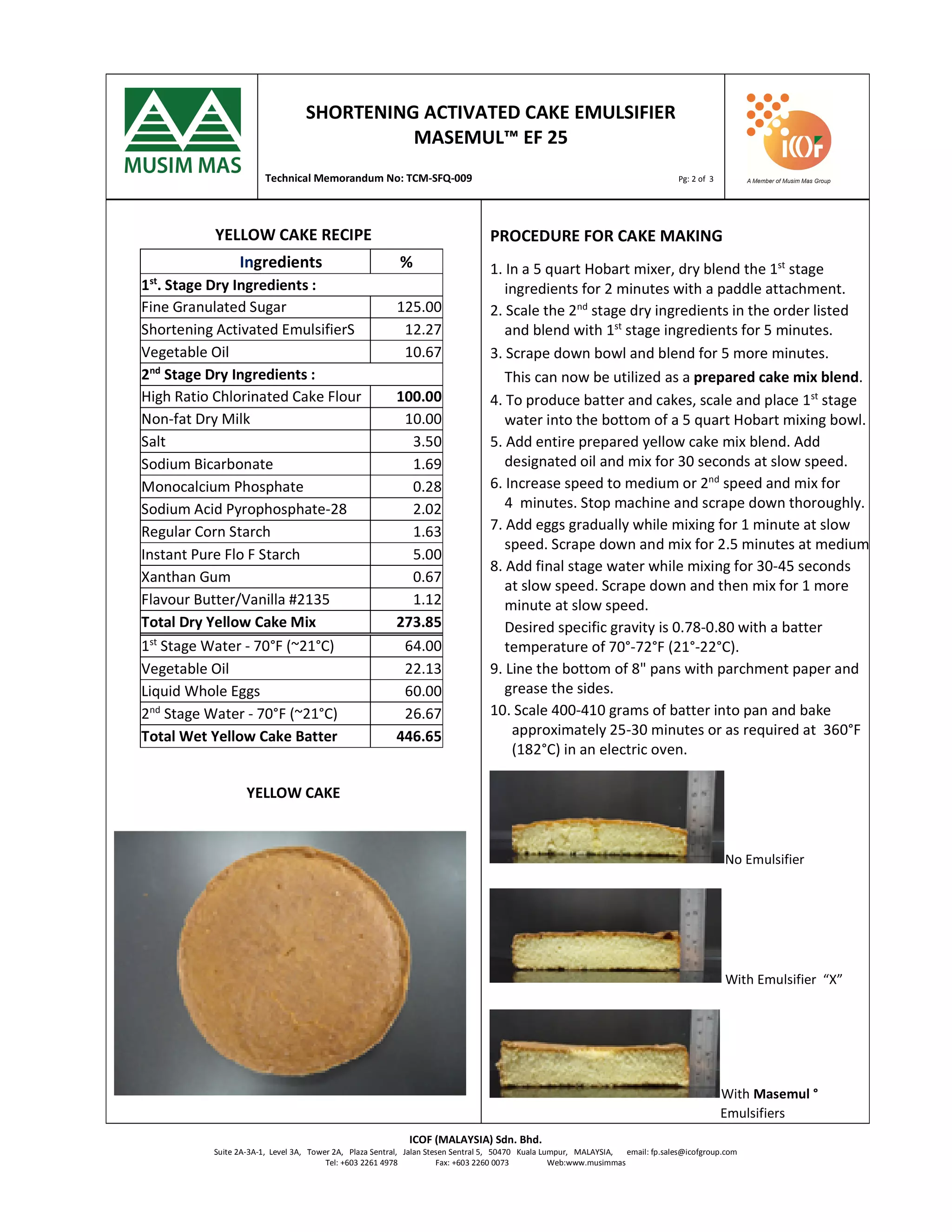EF 25 Technical Memorandum | PDF
