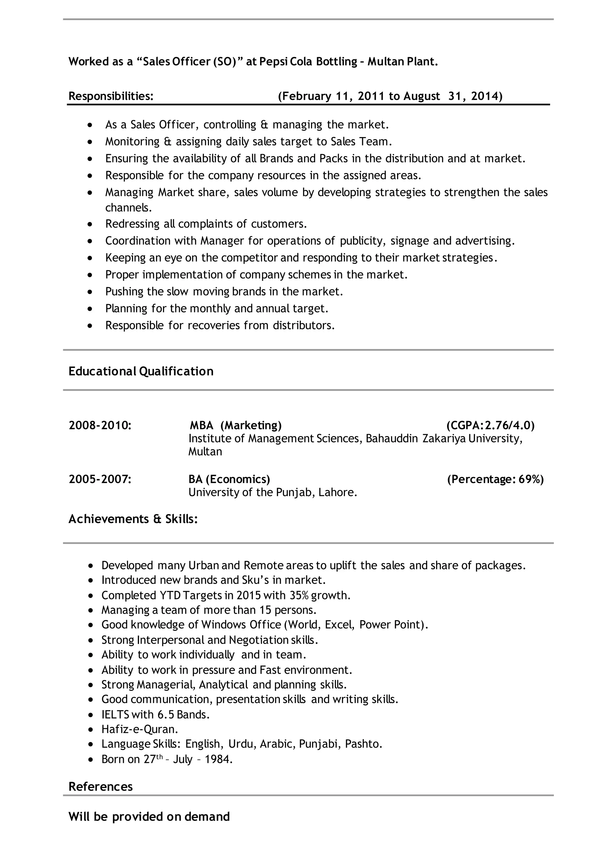 New CV | PDF