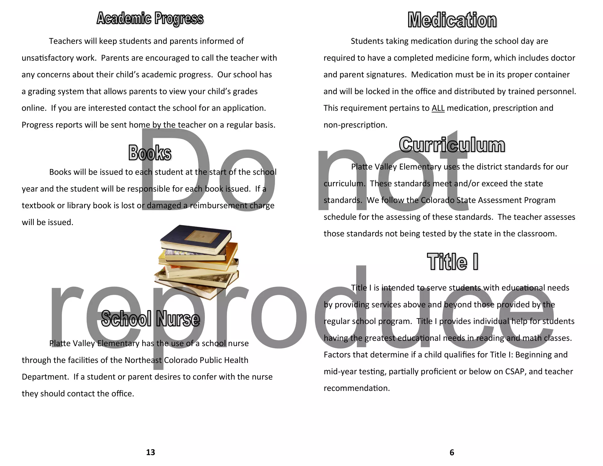 Elementary Handbook | PDF