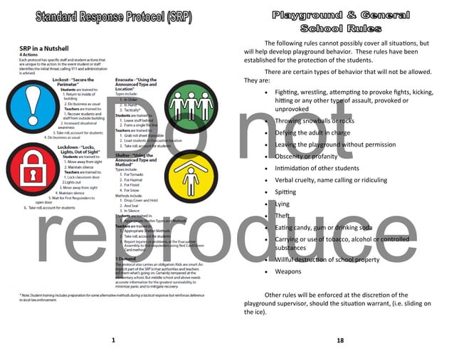 Elementary Handbook | PDF