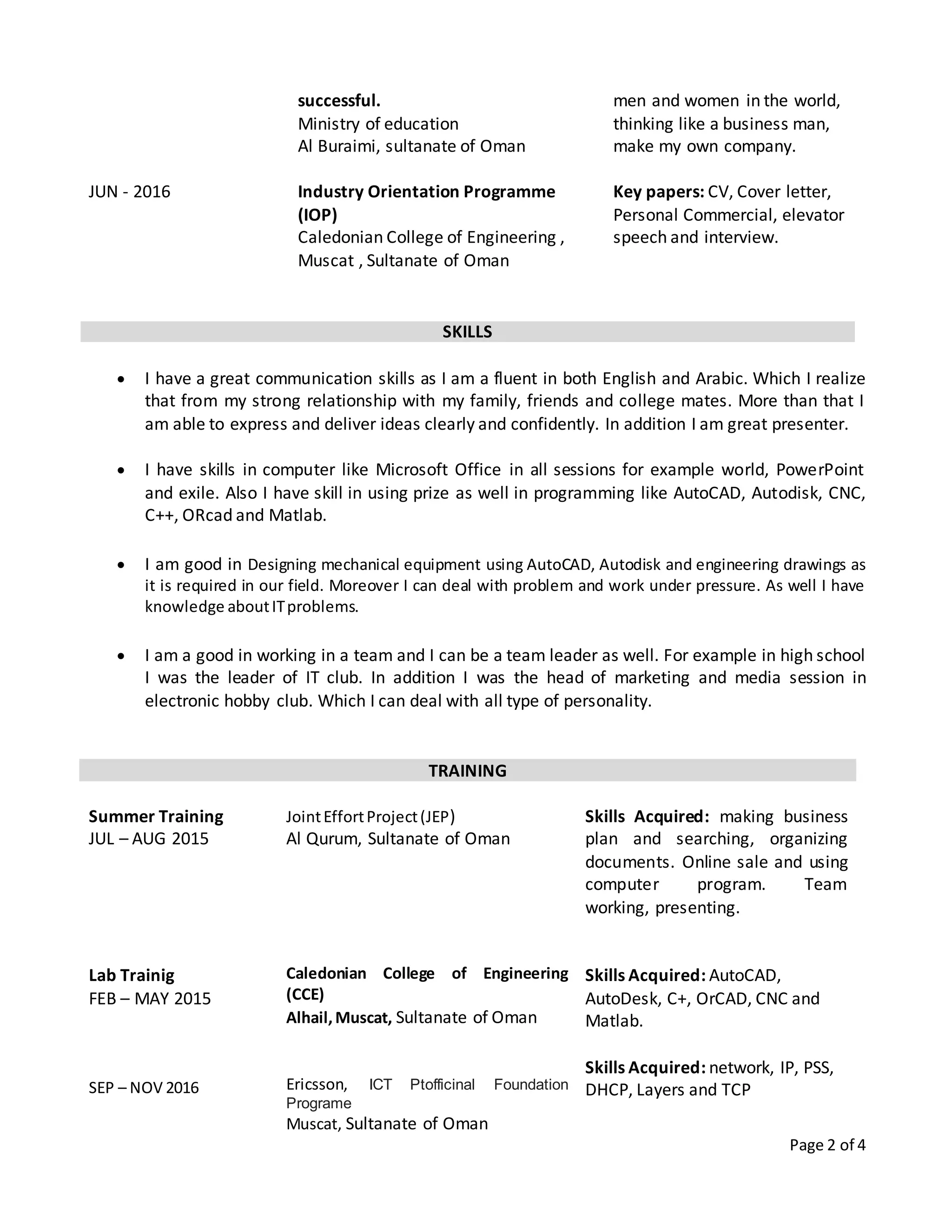 asila CV (Autosaved).docx تعديل | DOCX