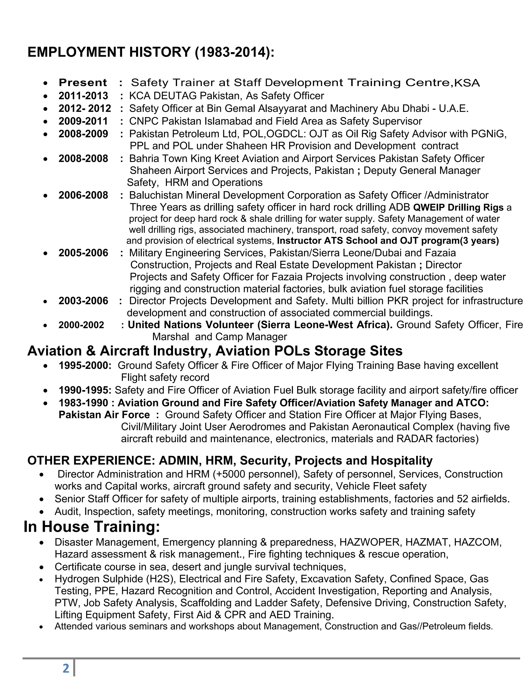 Saeed Malik CV Dec14 | PDF