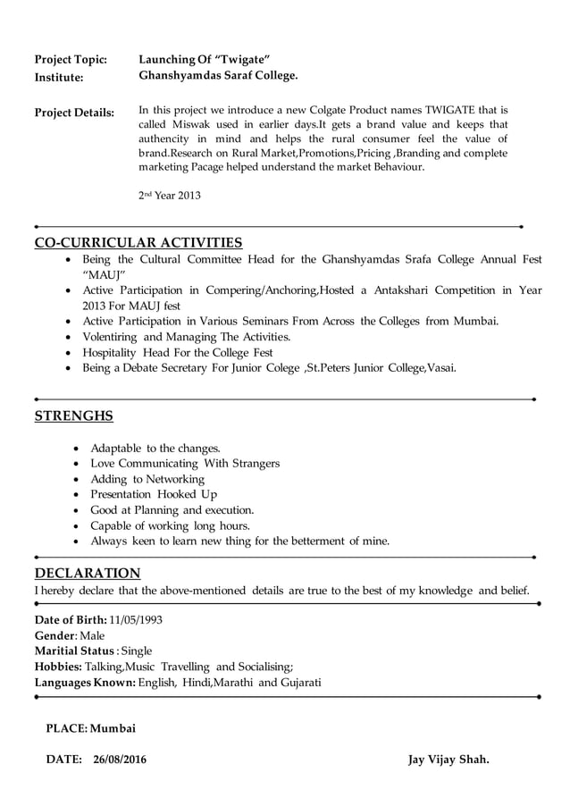 Jay Resume | PDF