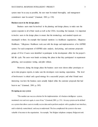 Strategies for Business Intelligence | PDF