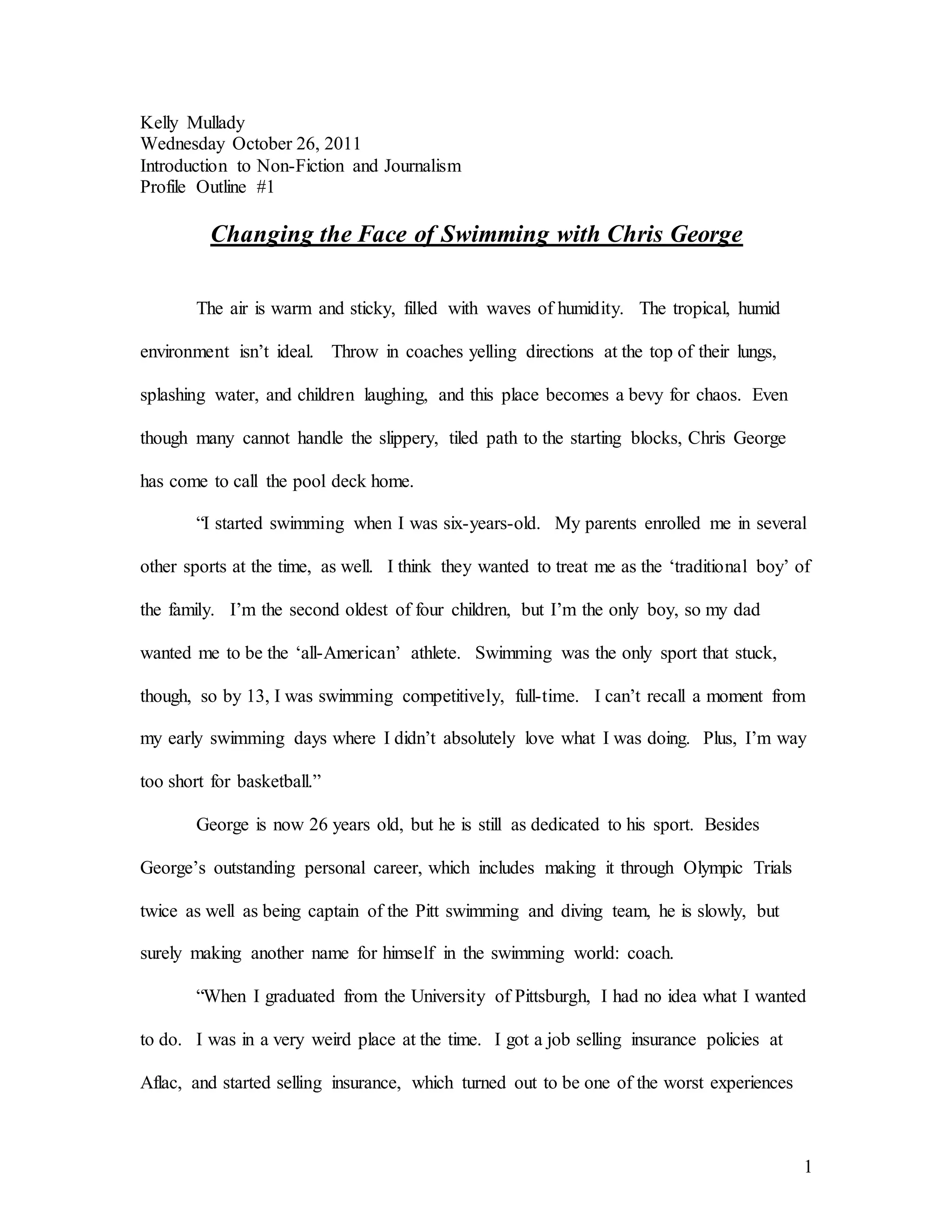 Journalism Writing Example | DOCX