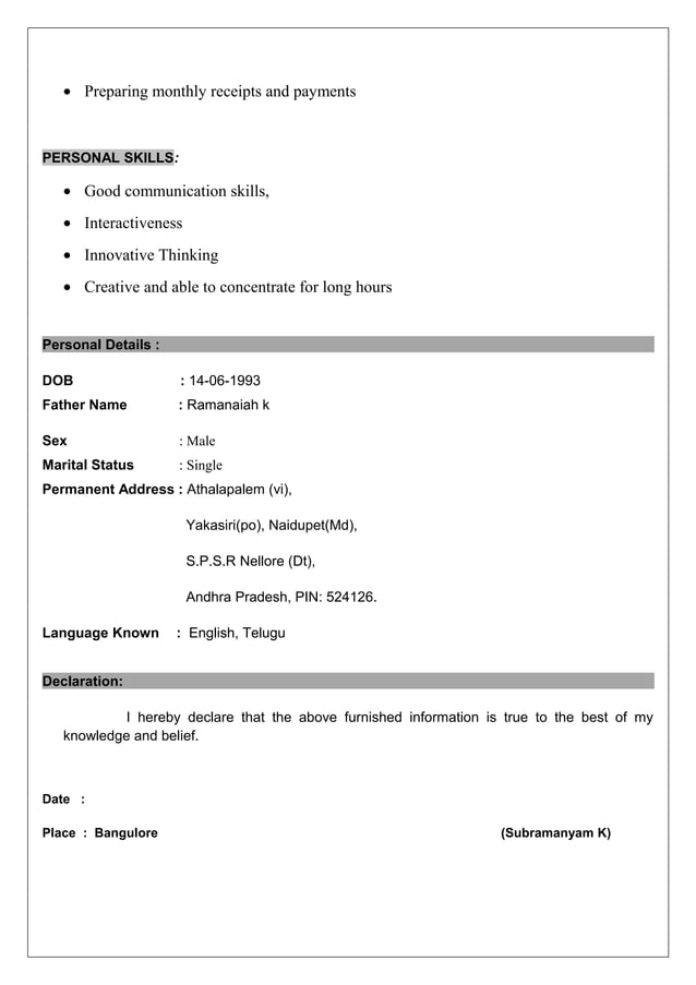 Vinodkumar cv | PDF
