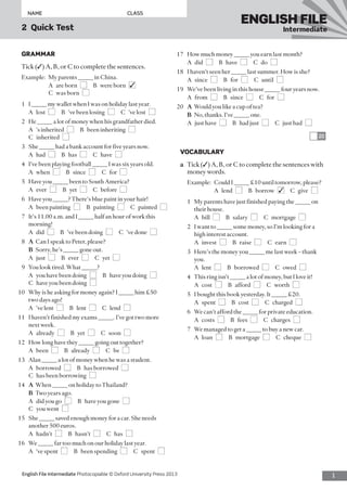 Ef3e int quicktest_02 | PDF