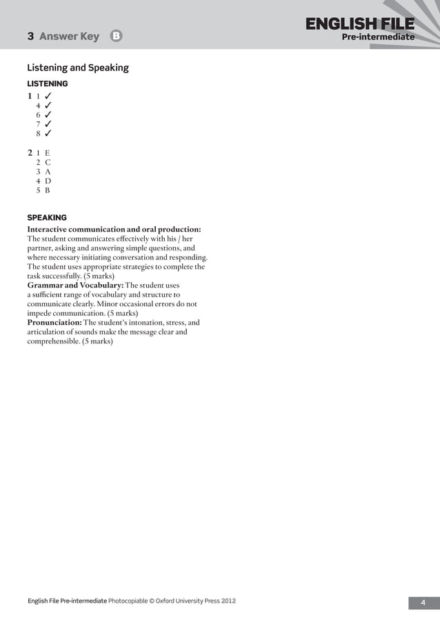 Ef3e preint filetest_03_answerkey | PDF | Homework and Study | Education