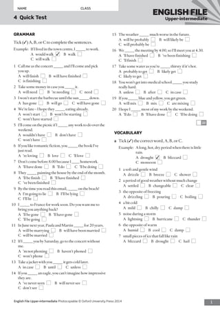 Ef3e uppint quicktest_04 | PDF | Weather | Science