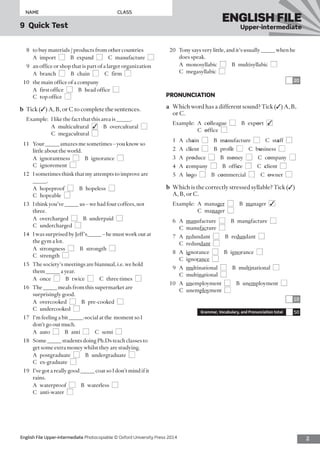 Ef3e uppint quicktest_09 | PDF