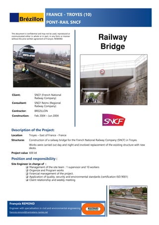 BZ - RAILWAY BRIDGE TROYES | PDF