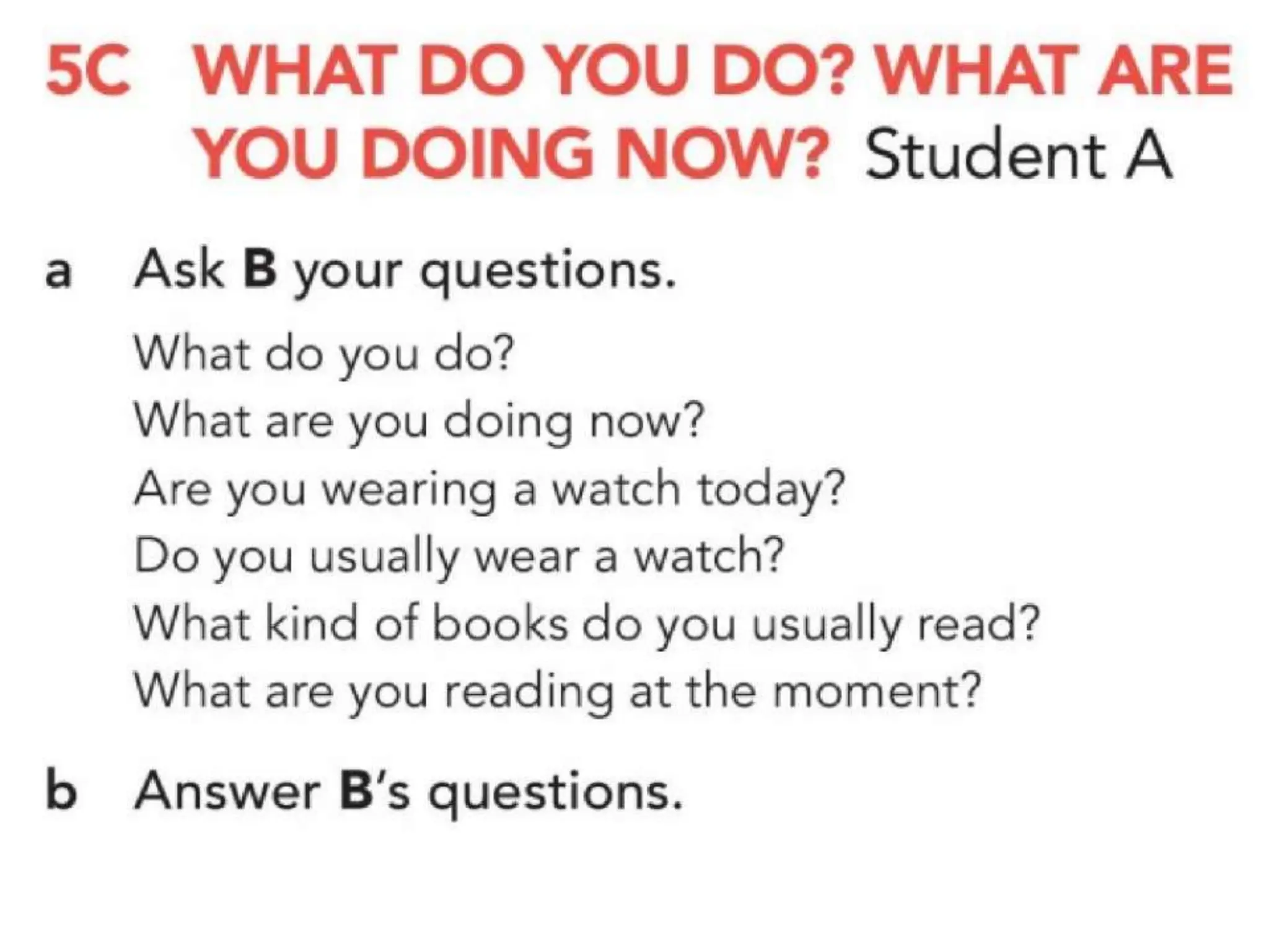 EF4E Unit 5C - Present simple or Present continuous .pptx
