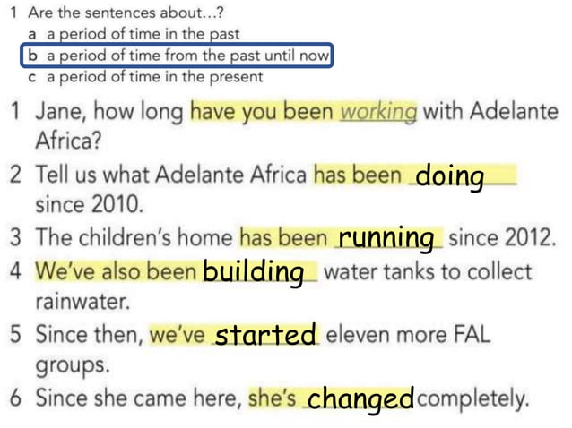 EF4I Unit 2B Present perfect for and since.pptx | World/International ...