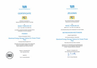 TUM Certificate | PDF