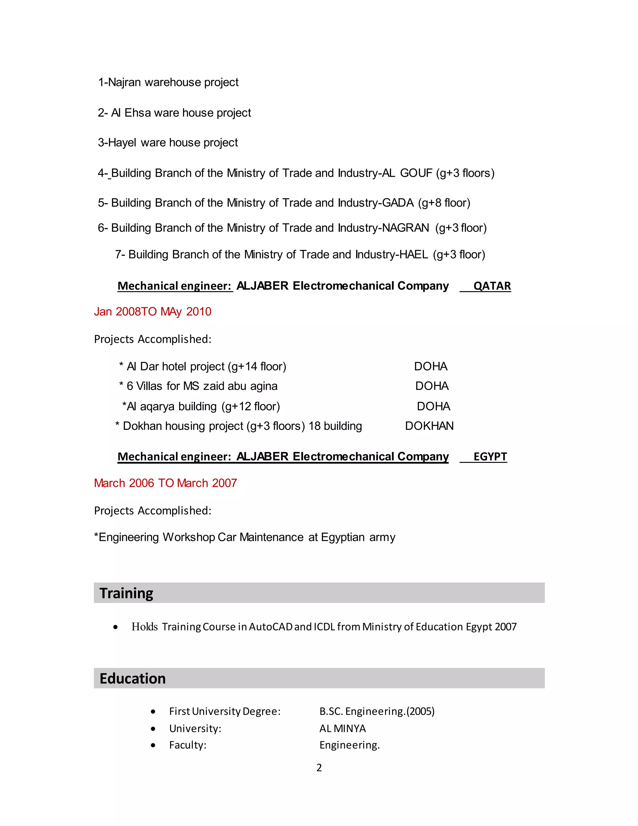 cv english | DOCX | Civil Engineering Industry | Industries