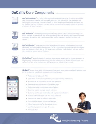 OnCall handout_S | PDF