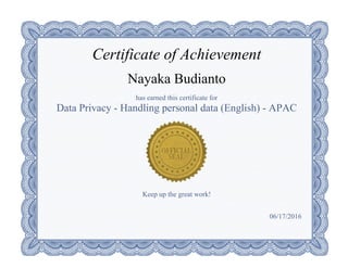 Data privacy Handling personal data | PDF