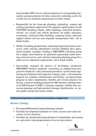 Consultant Profile - Nedal Alomari | PDF