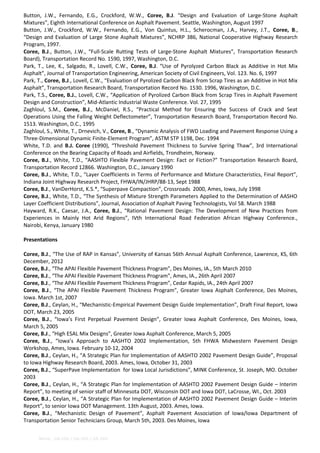 Brian Coree CV | DOC