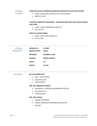 RESUME_CHESSALOUDURON | PDF