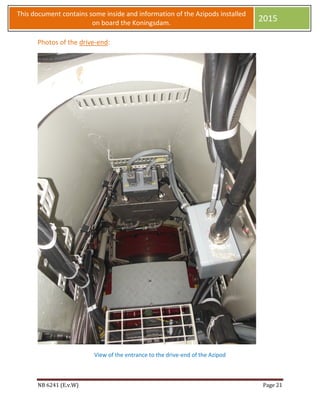 A general overview of the Azipods of the Koningsdam | PDF