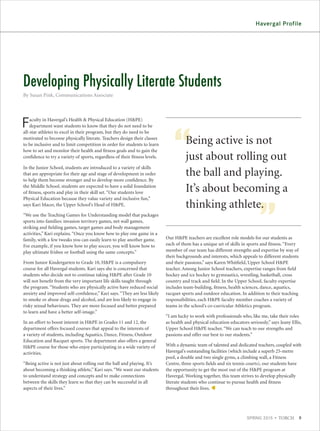 Developing Physically Literate Students | PDF
