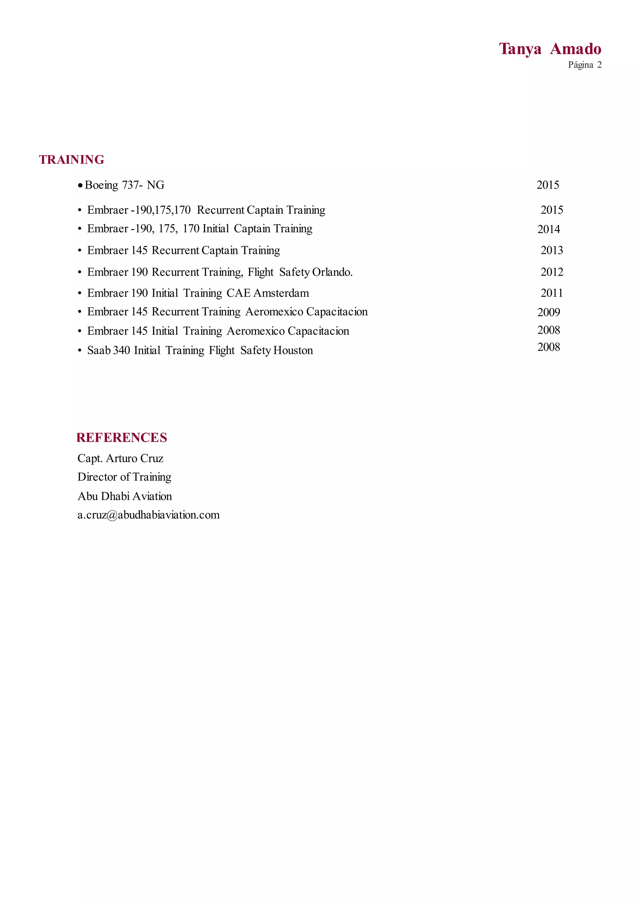 CV TANYA P AMADO TORRES | PDF