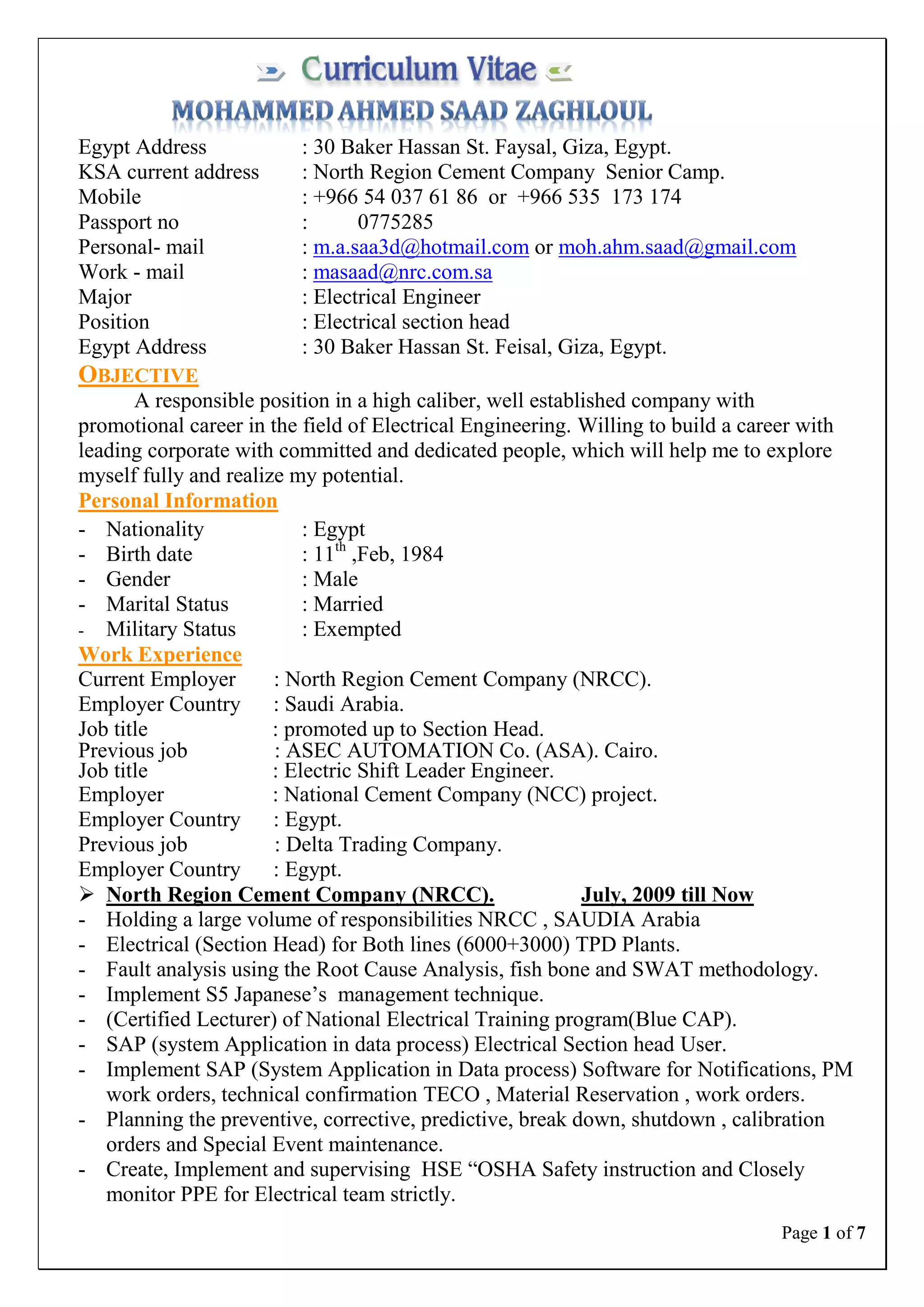 Mohamed_Saad | PDF | Operating Systems | Computer Software and Applications