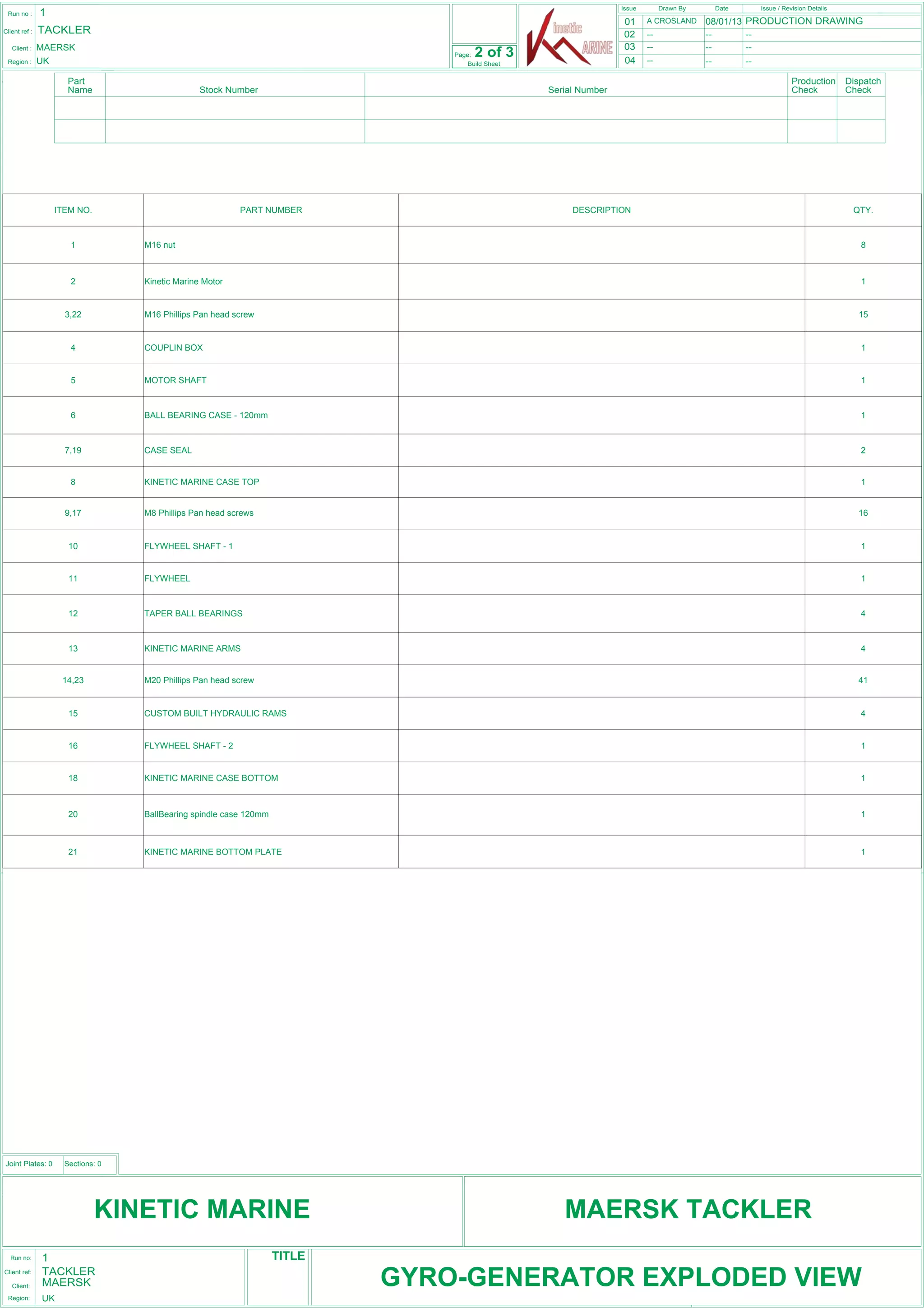 GYRO DRAWING EXPLODED DRW2.PDF | Drawing and Sketching | Arts and Crafts