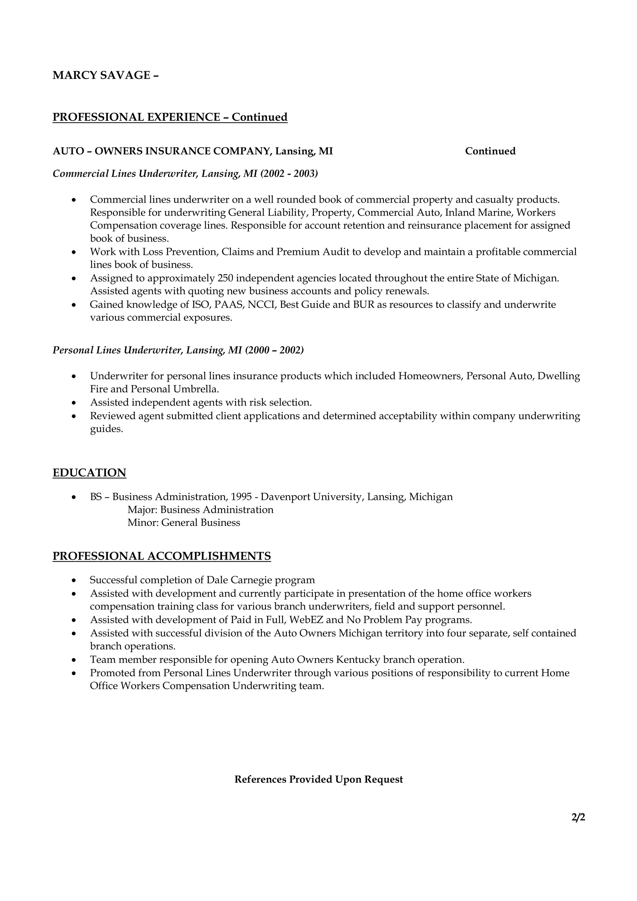 Marcy Resume-May2015 | PDF